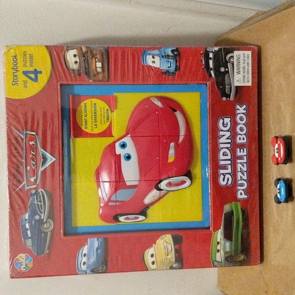 disney picar | Other | Disney Pixar Cars 3d Sliding Puzzle Book Two 2 ...